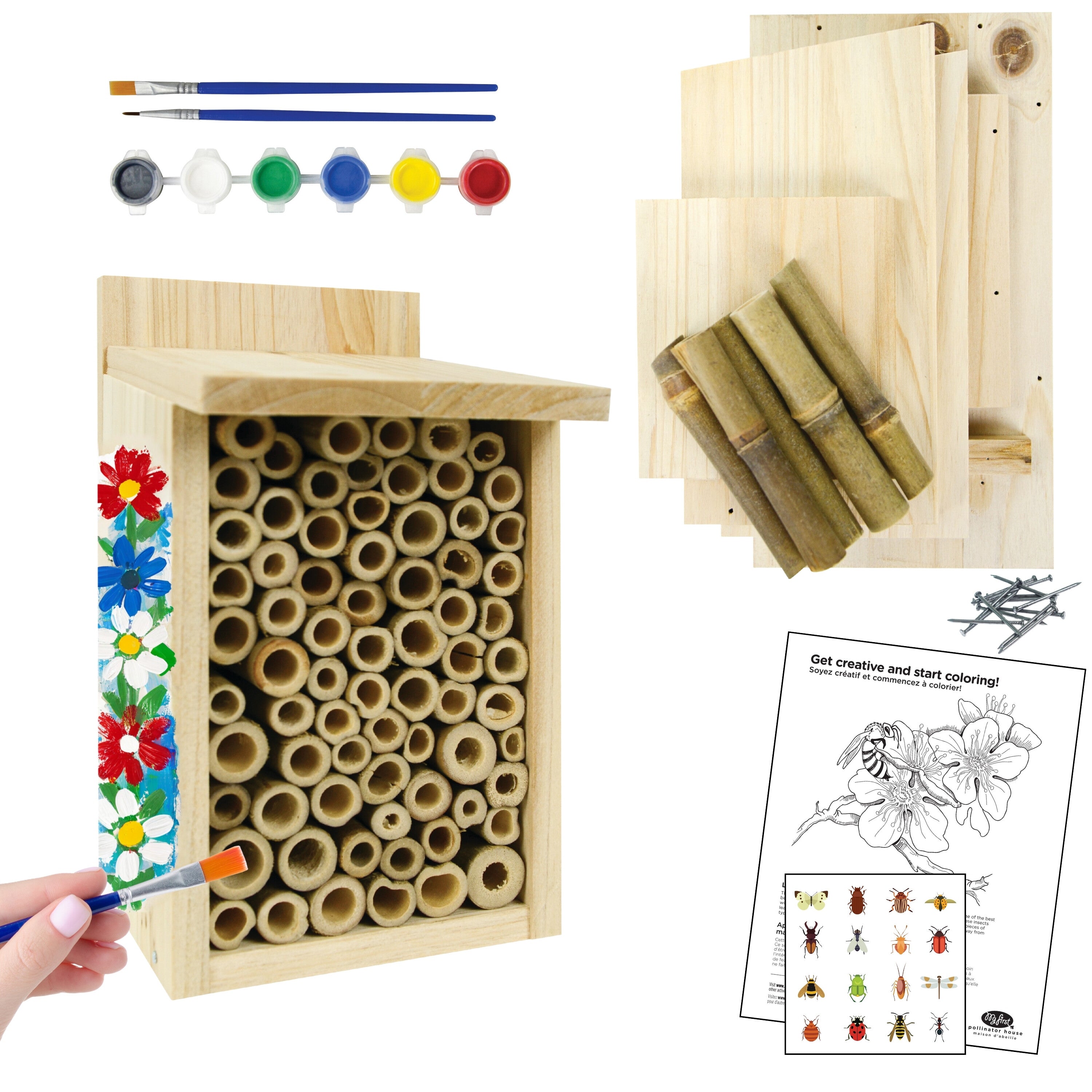 My First™ Build-It-Together Pollinator House – Nature's Way Bird Products