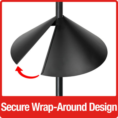 Squirrel Shield Wrap Around Metal Squirrel Baffle – Nature's Way Bird ...